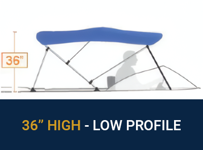 Boat Biminis Height Selection Chart | National Bimini Tops