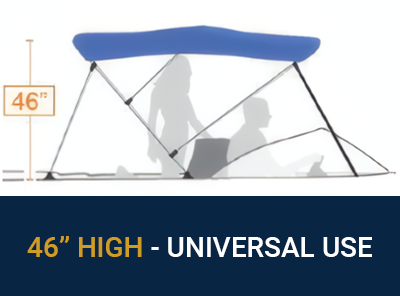 Boat Biminis Height Selection Chart | National Bimini Tops