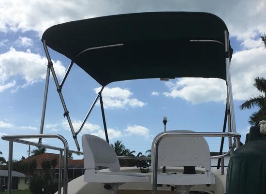 Bimini Top Rear Support Poles| National Bimini Tops