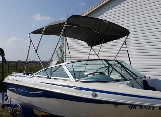 Bimini Top Rear Support Poles | National Bimini Tops