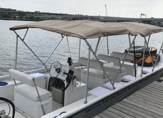 Boat Biminis 72" LONG, 54" HIGH, FITS 85"- 90" WIDE | National Bimini Tops