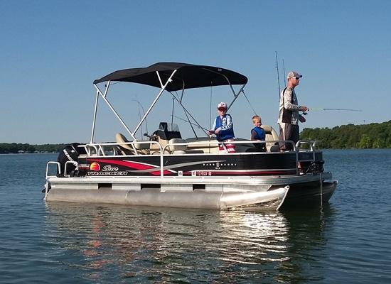 Pontoon Bimini Tops 96" LONG, 54" HIGH, FITS 91"- 96" WIDE | Summerset ...