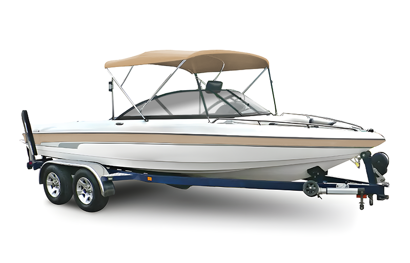 Boat Biminis 72" LONG, 54" HIGH, FITS 91"- 96" WIDE | Summerset Bimini Top