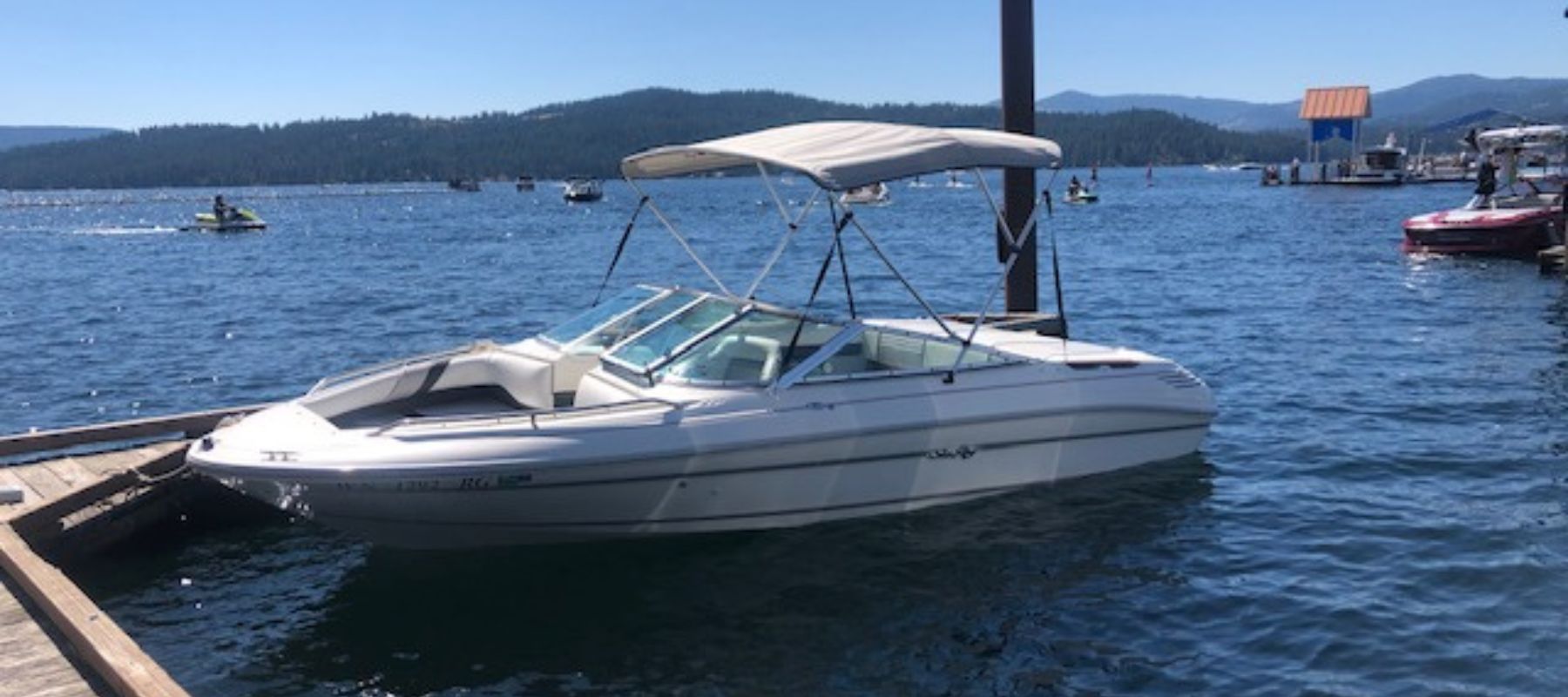 Boat Biminis 72" LONG, 54" HIGH, FITS 85"- 90" WIDE | National Bimini Tops